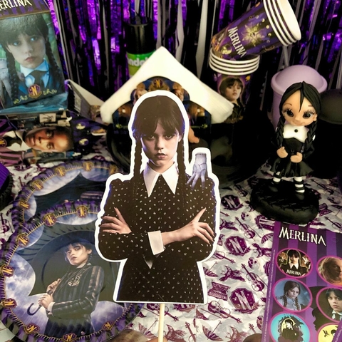 Topper merlina con mano - Aires de Fiesta Magico