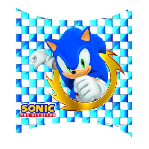 Banderin Triangular Sonic - Aires de Fiesta Magico