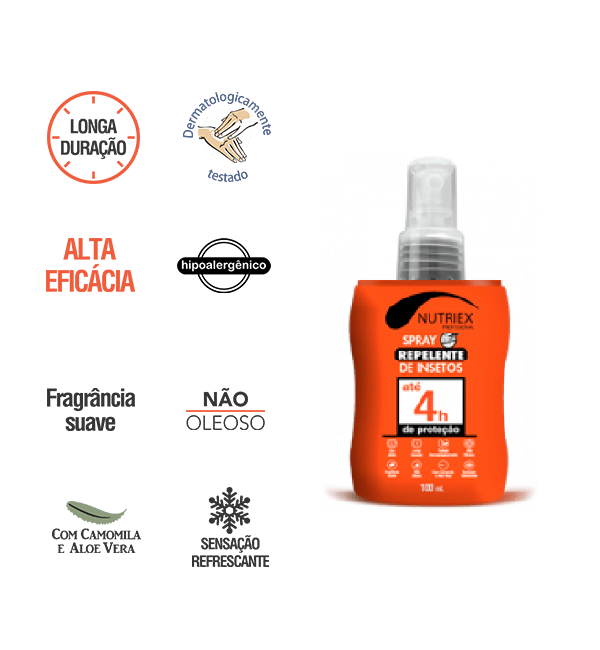 Repelente de Insetos Spray Nutriex - 100ml