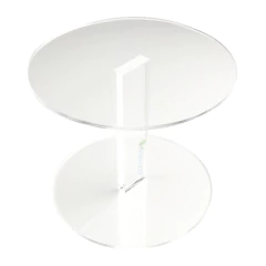 Expositor De Bolo Em Acrilico Cristal 15 Cm