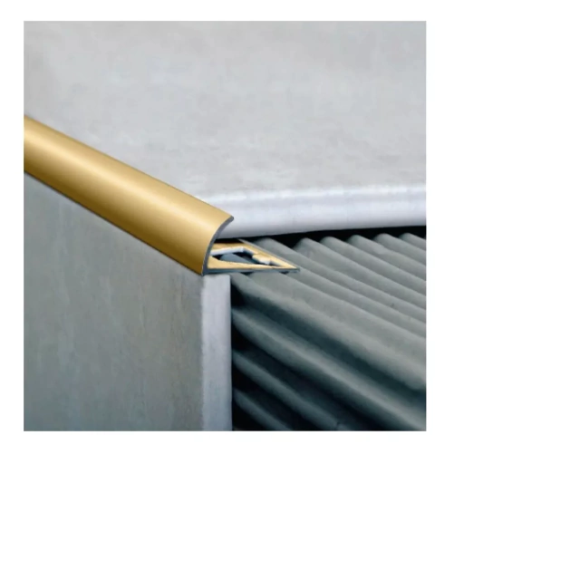 Guardacanto Atrim 1382 Aluminio Dorado mate 10mmx2.50m