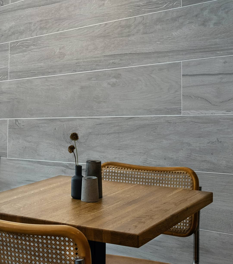 Porcelanato Madera 20x120 Rectificado Madison Brown 1ra