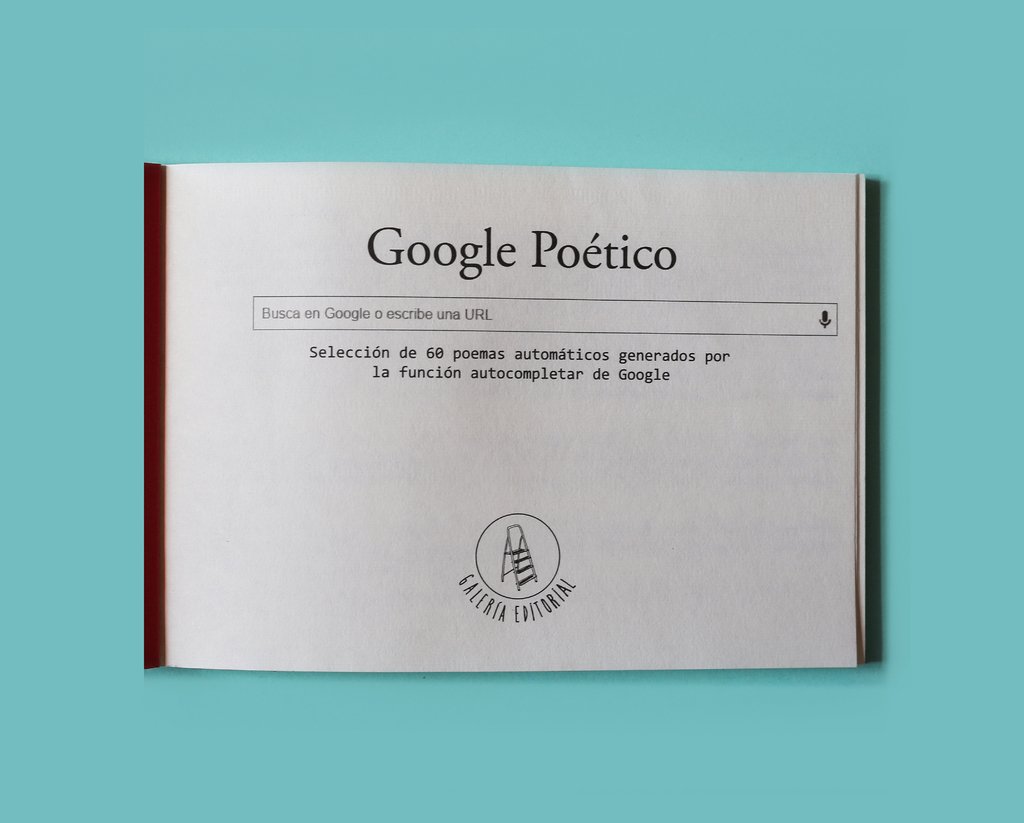Google Poético - Comprar en Galería editorial