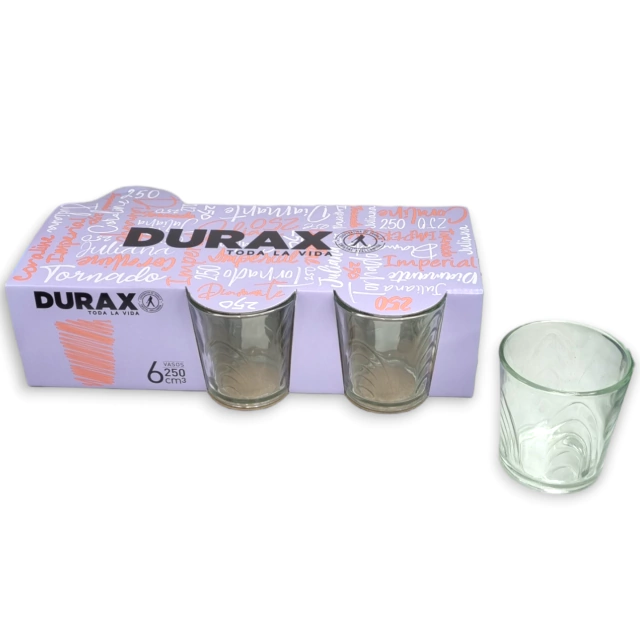 VASOS.X6.CORALINE(411773)250CM°D173.DURAX DE 6X9CM