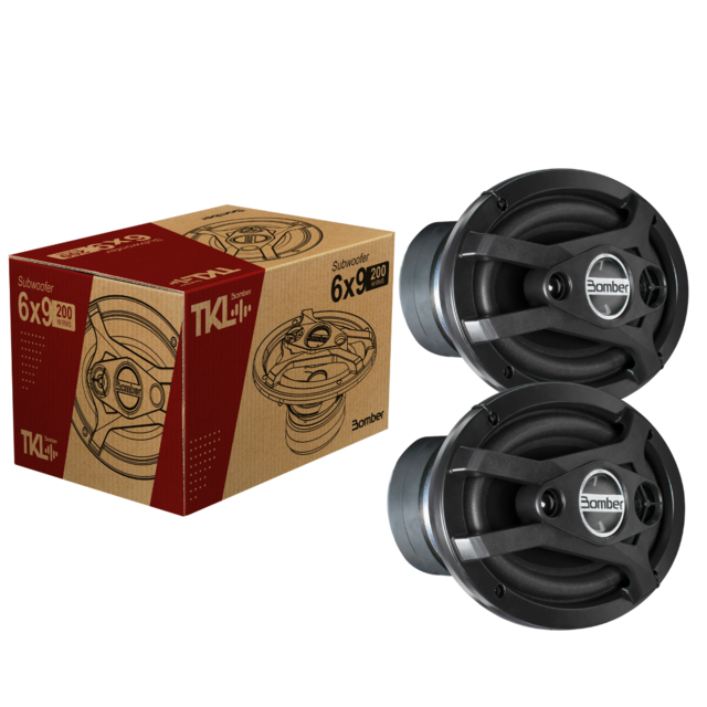 Subwoofer 6X9" TKL Quadriaxial 200W - Bomber Shop