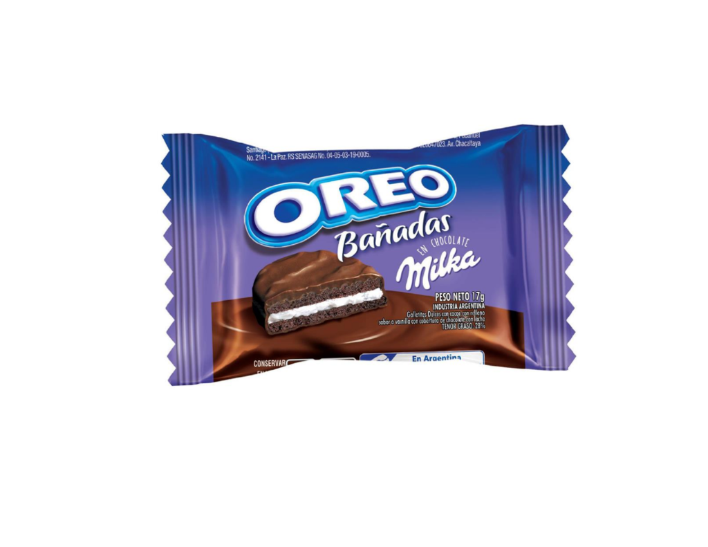 Oreo Bañada en Chocolate con Leche x119 grms