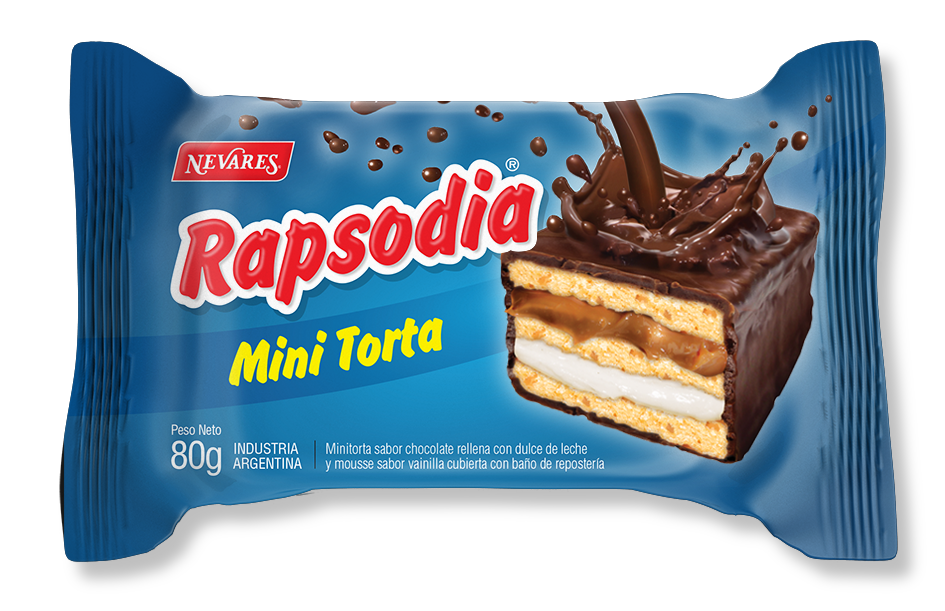 Rapsodia Mini Torta X 24 Unidades - GOLOSINAS DEL SUR