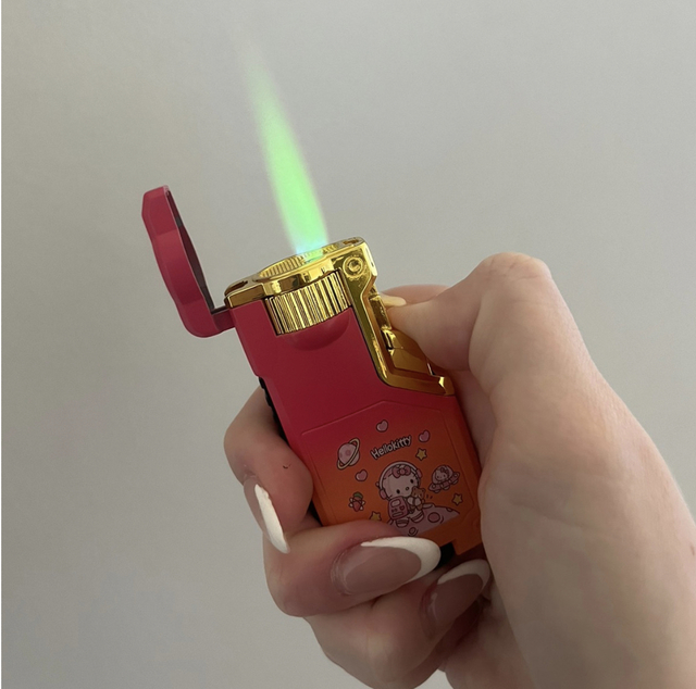 Hello kitty flame change colours