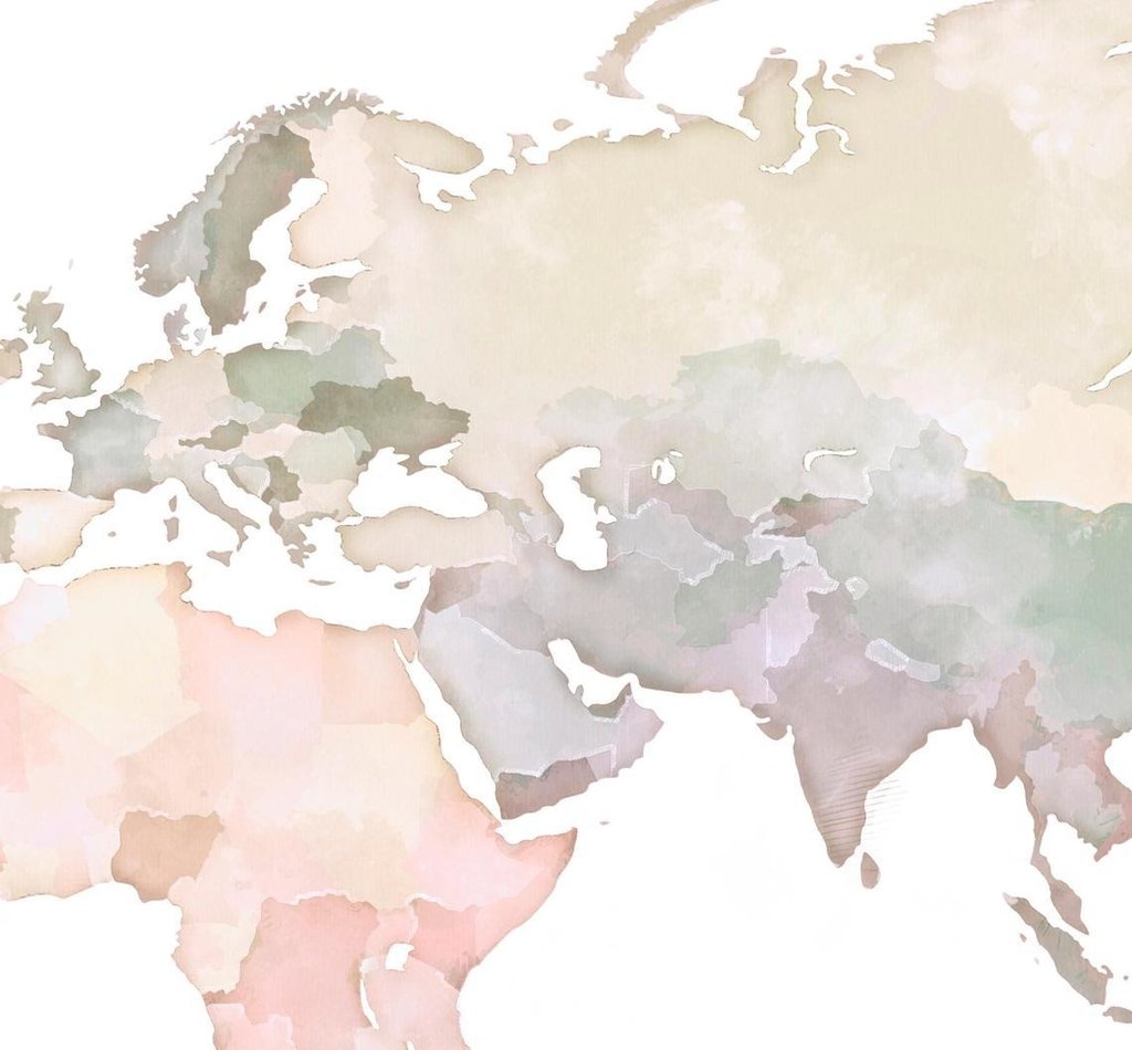 SET MAPA MUNDO PASTEL - Comprar en ESCALA DECO