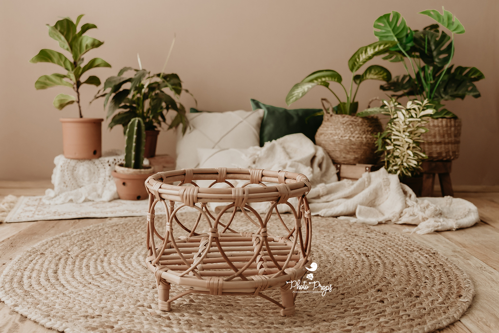 Cesto Vime Barcelona - Comprar em Photo Props