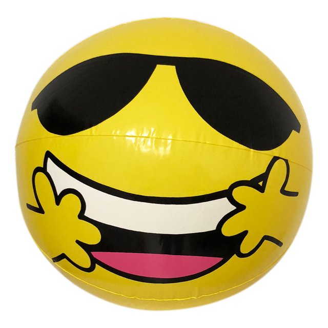 Bola Inflavel Emoji Oculos