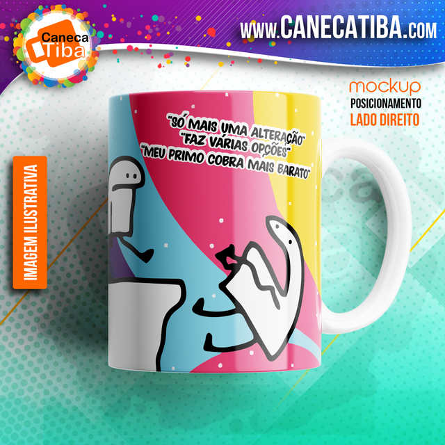 Caneca Flork Design Gráfico