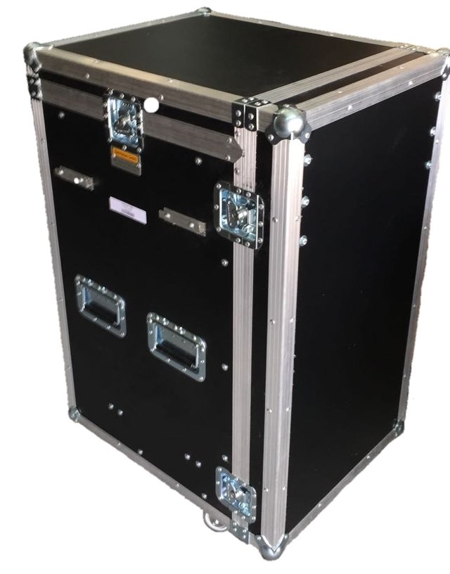 Road Case Rack 12u E Mesa Com Gaveta - Universalcases