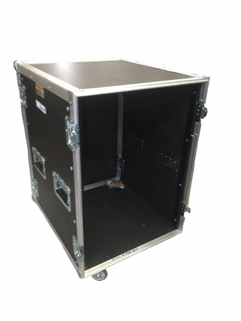 Road Case Rack 15u com rodas Frete incluso