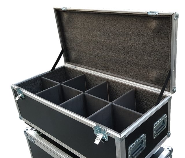 Road Case Para Par led 64 - 8 Unidades - Universalcases