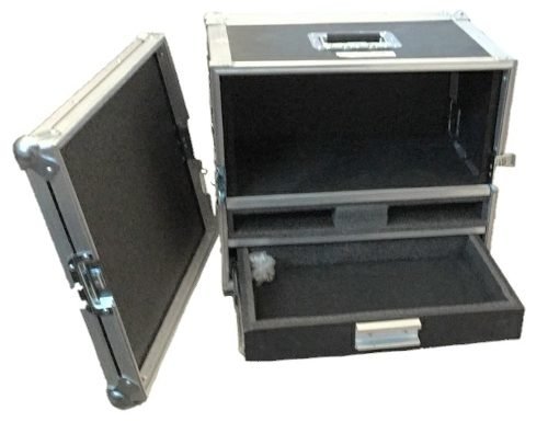 Flight Case Para Behringer Xr18 + 2 Bases Sem Fio + Gaveta