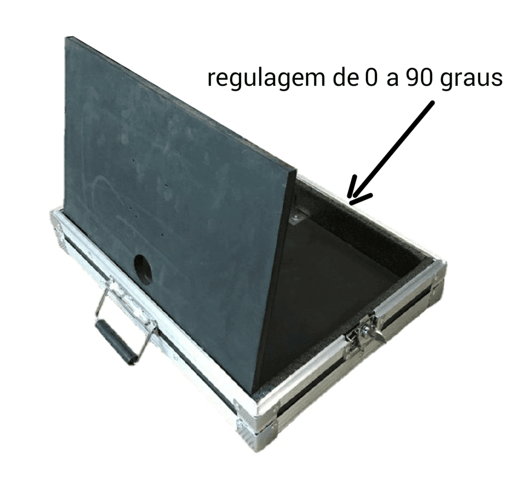 Case para monitor de palco 21 Pol. Ângulo ajustavel