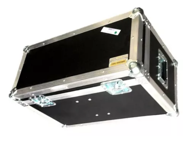 Flight Case Para 6 Movings 4x25w Caleidoscopio Com Rodas MLZ