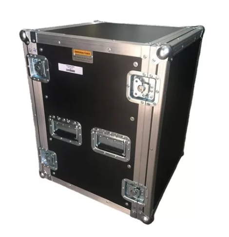 Road Case Rack 16u C/ Rodas MLZ - Universalcases