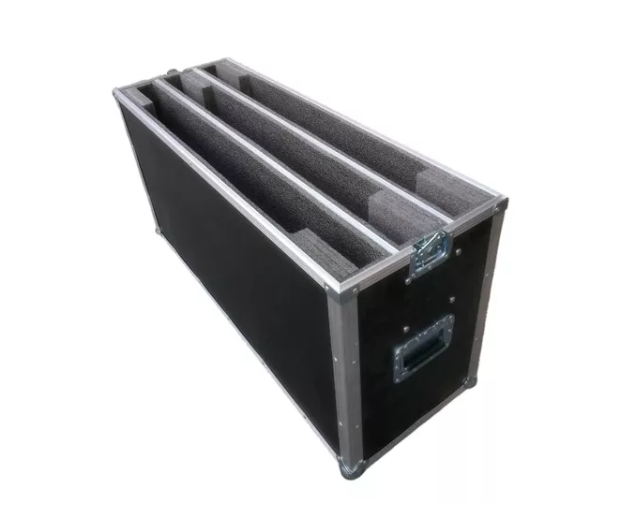 Case Estojo Triplo Para Tv 55 Polegadas Com Rodas MLZ