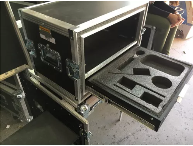 Road Case Rack 6u + Gaveta Com Amortecimento MLZF