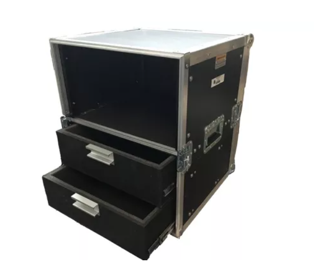 Case Rack Para Mesa De Som + 6u + Gaveta MLZ