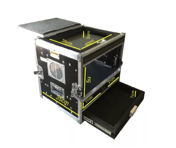 Case Rack Para Xr18 + 2u + 2 Bases + Note Sem Rodas MLZ