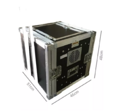 Case Rack Para Xr18 + 2u + 2 Bases + Note Sem Rodas MLZ