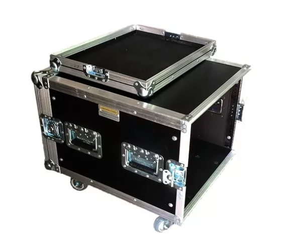 Road Case Rack 8u Prof. Util 55cm Com Rodas MLZ