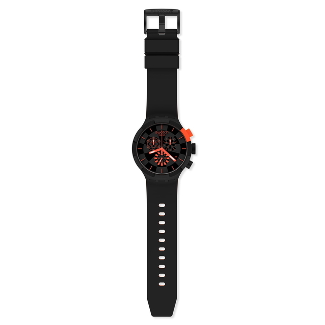 Reloj Swatch Big Bold Checkpoint Red SB02B402 Original Agente Oficial