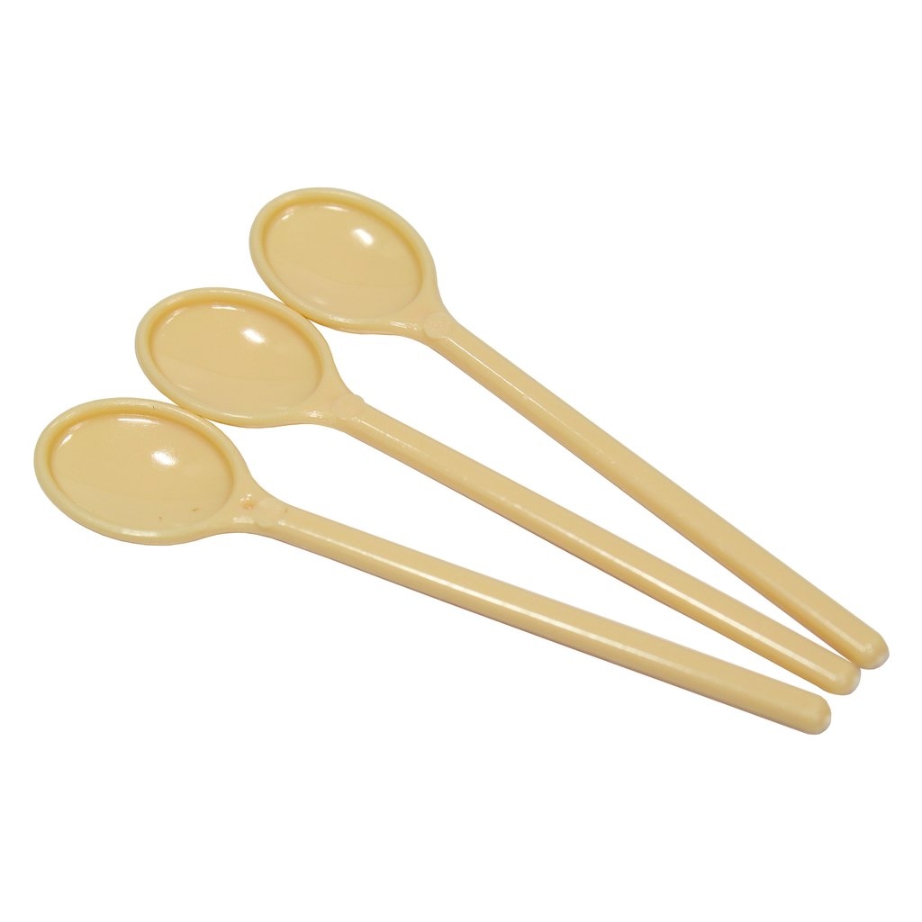 Colher Mini Bege - 50 Unidades - Comprar em Russo Art