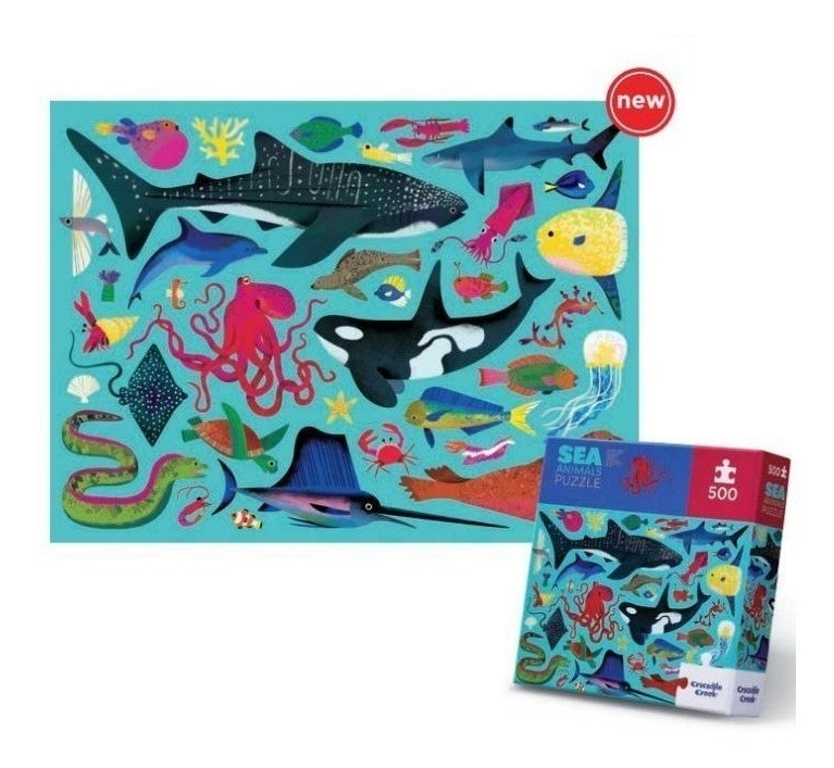 Rompecabezas animales marinos - Semillas de Menta