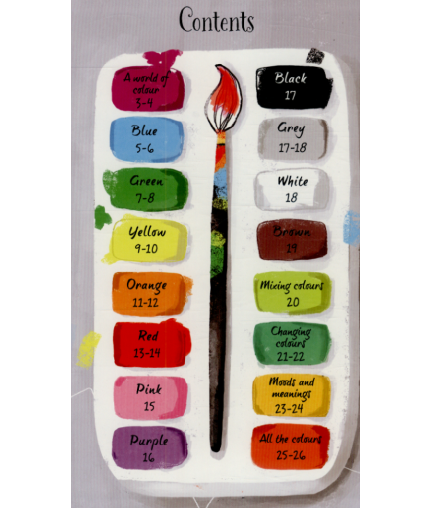 The Usborne Big book of colours - Semillas de Menta