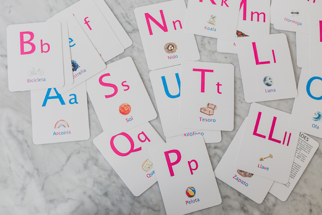 Flash cards abecedario - Comprar en Semillas de Menta
