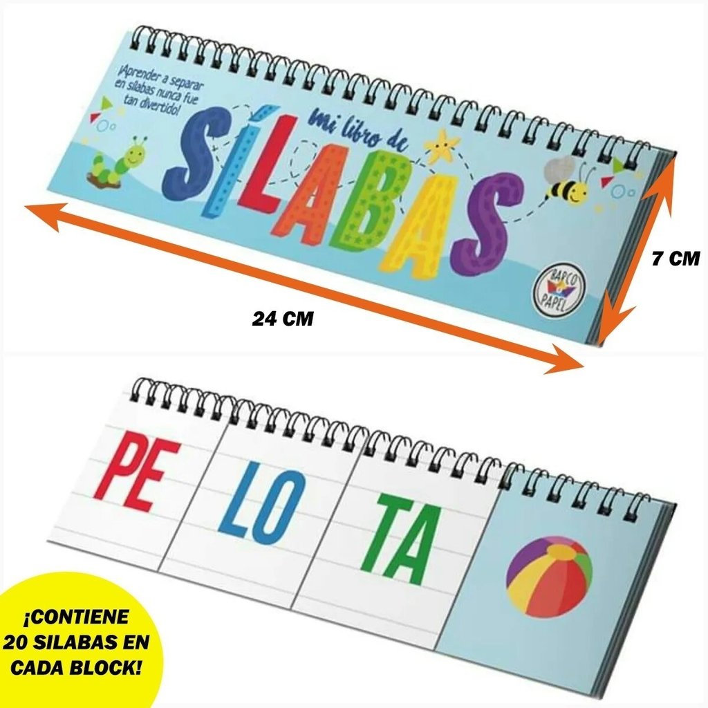 Libro móvil de sílabas - Comprar en Semillas de Menta