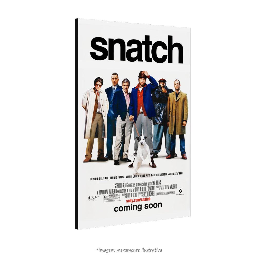 Poster Snatch - Porcos e Diamantes, no QueroPosters.com