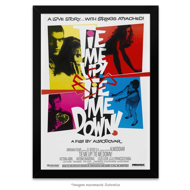 Poster Ata-me, no QueroPosters.com
