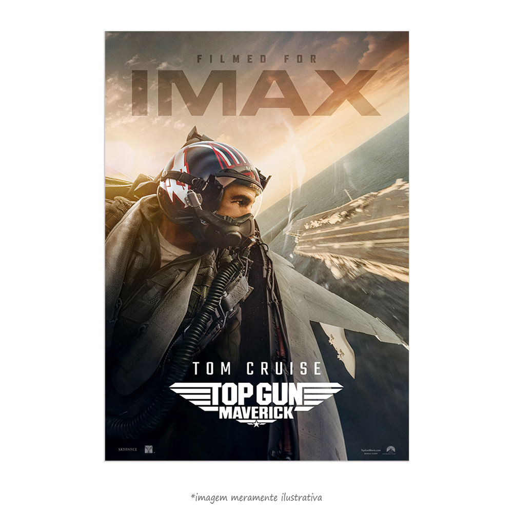Poster Top Gun: Maverick, no QueroPosters.com