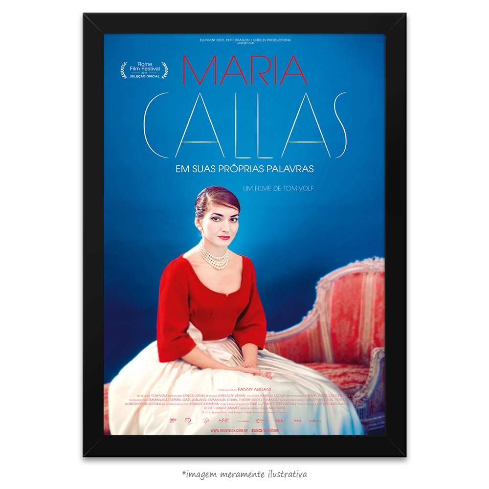 Poster Maria Callas: Em Suas Próprias Palavras