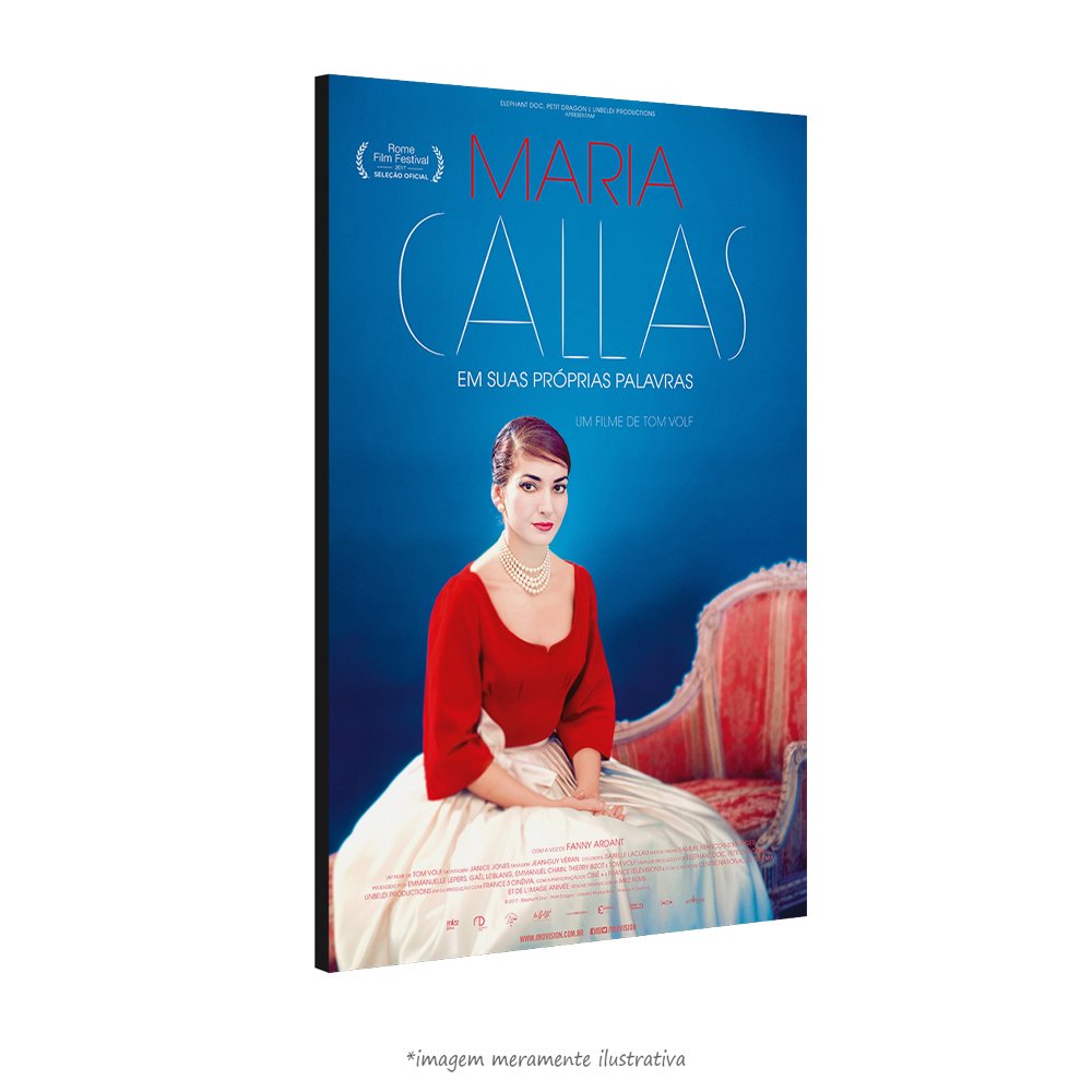 Poster Maria Callas: Em Suas Próprias Palavras