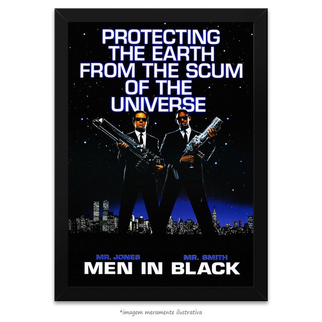 Poster MIB - Homens de Preto, no QueroPosters.com