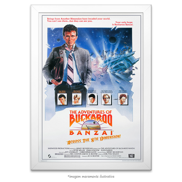 Poster As Aventuras de Buckaroo Banzai, QueroPosters.com
