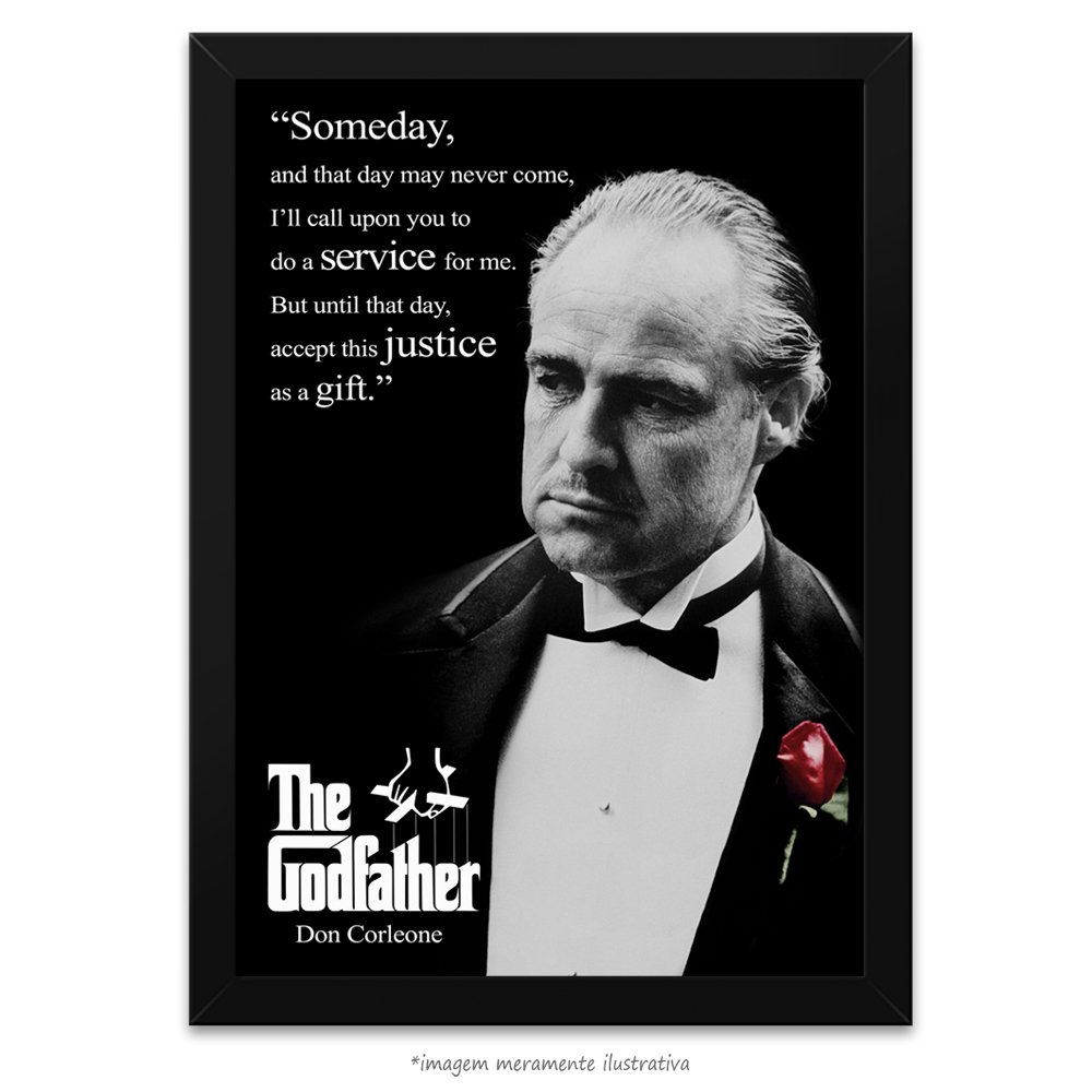 Poster O Poderoso Chefão - Frase, no QueroPosters.com