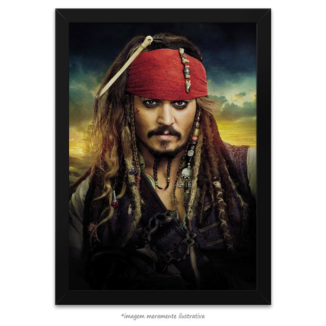 Poster Johnny Depp, no QueroPosters.com