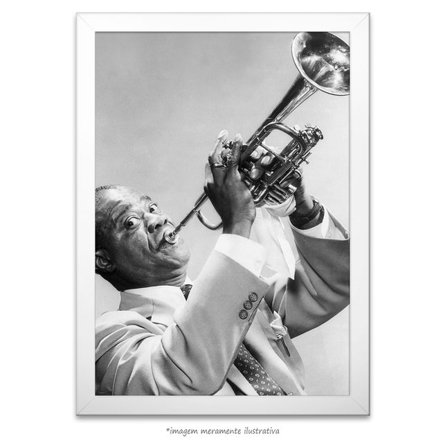 Poster Louis Armstrong, no QueroPosters.com