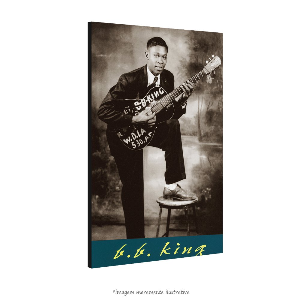 Poster B. B. King, no QueroPosters.com