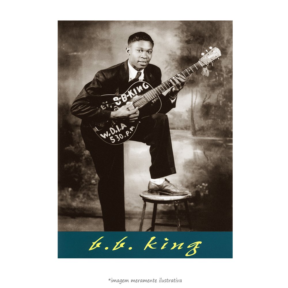 Poster B. B. King, no QueroPosters.com