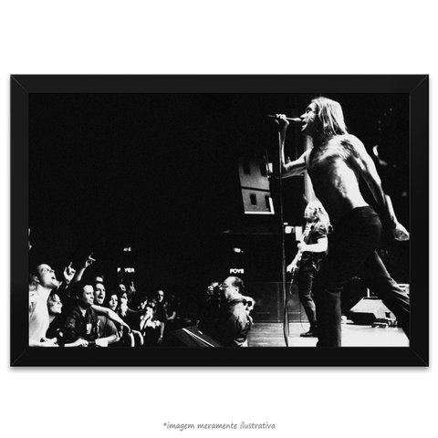 Poster Iggy Pop, no QueroPosters.com