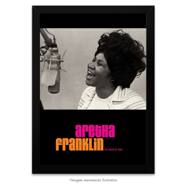 Poster Aretha Franklin, no QueroPosters.com