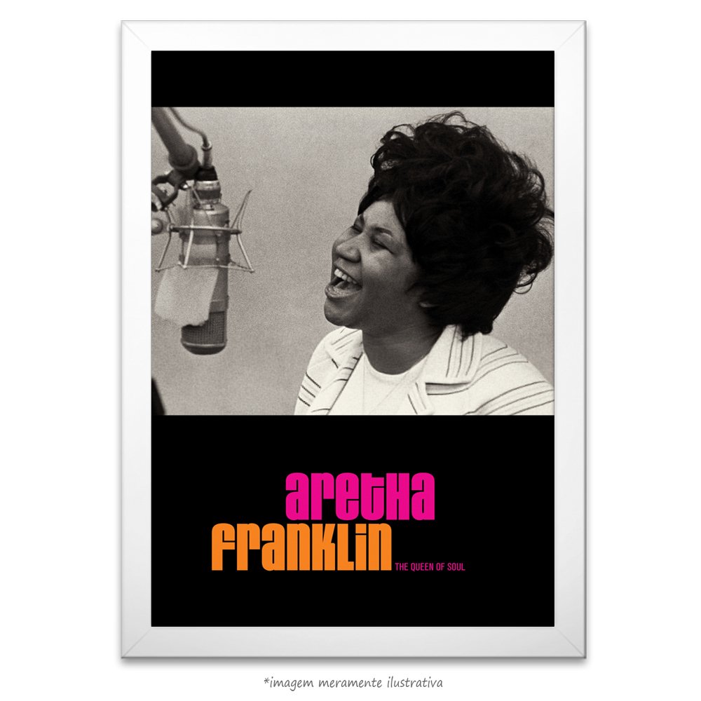 Poster Aretha Franklin, no QueroPosters.com